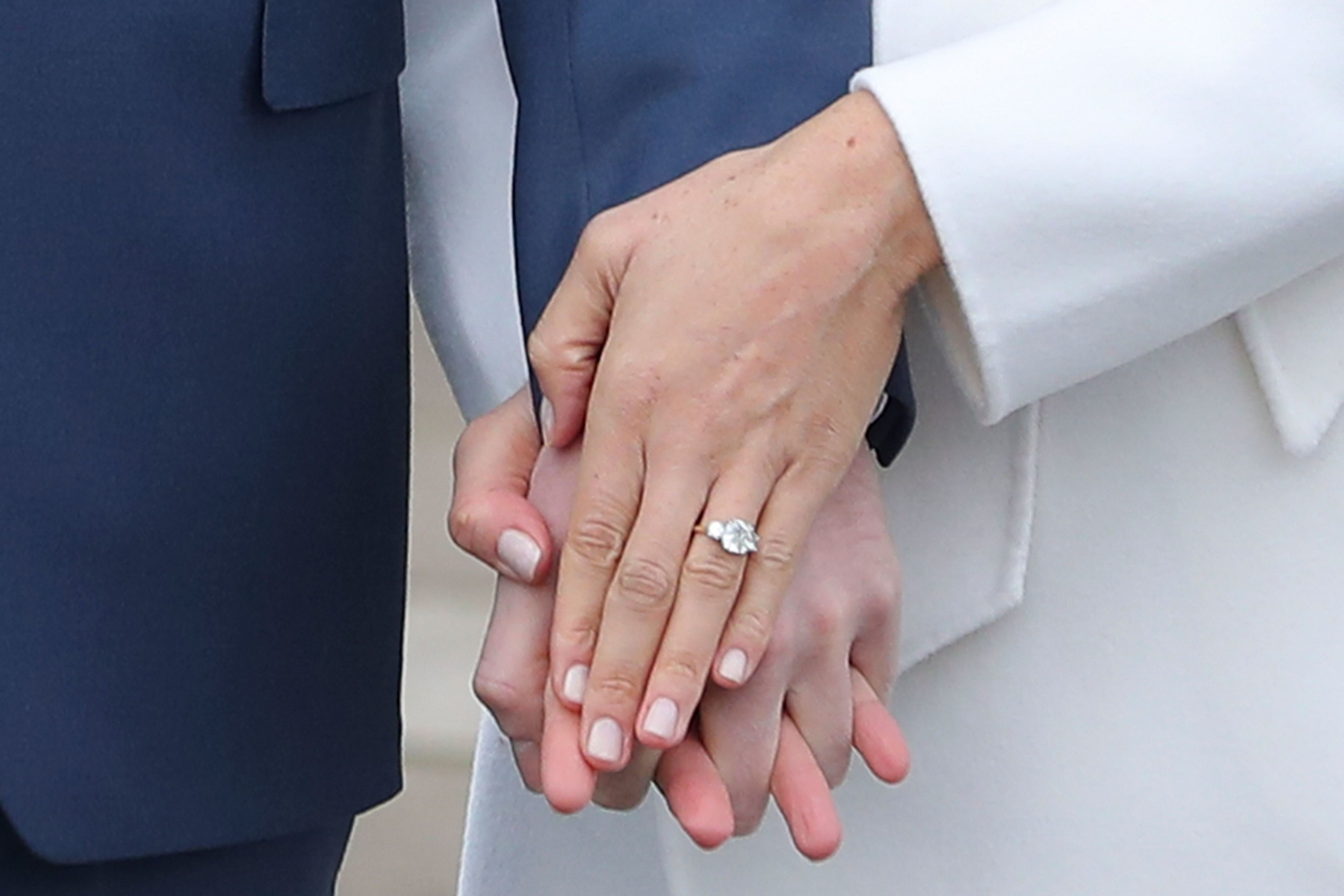 This Is What Meghan Markle s First Engagement Ring Looked Like