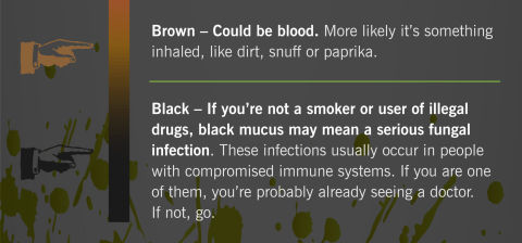 Healthy Mucus Color - What Your Snot Color Means