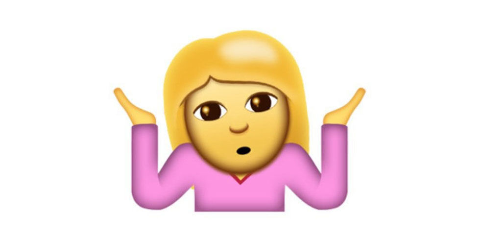 I Dont Know Emoticon