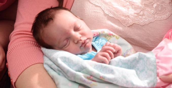 See Photos Of A Baby Girl Born Twice