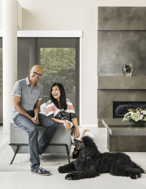 Satya and Anu Nadella Open Up About Their Family Life